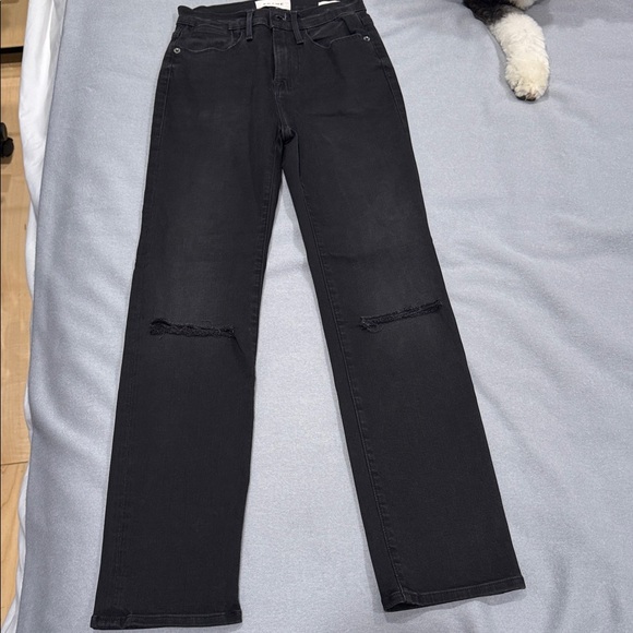 Frame Denim | Jeans | Frame Denim Jet Black Jeans | Poshmark